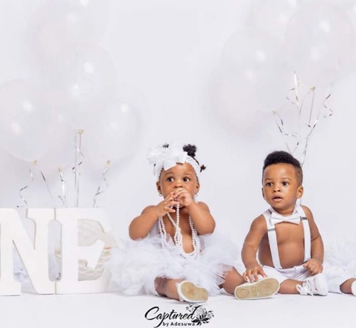 See Paul Okoye’s Twins on Their First Birthday (Photos)